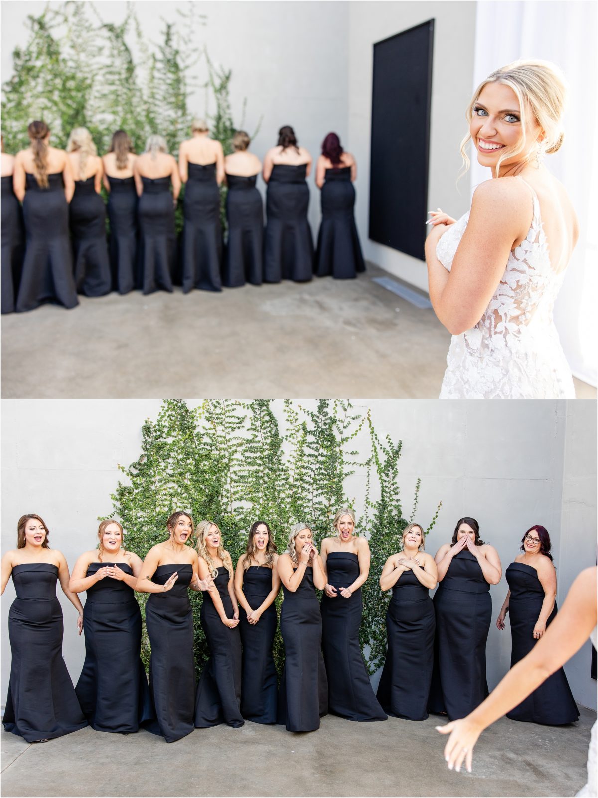 Mandee and Scott - A Glamorous Black and White Winter Wedding at the ...